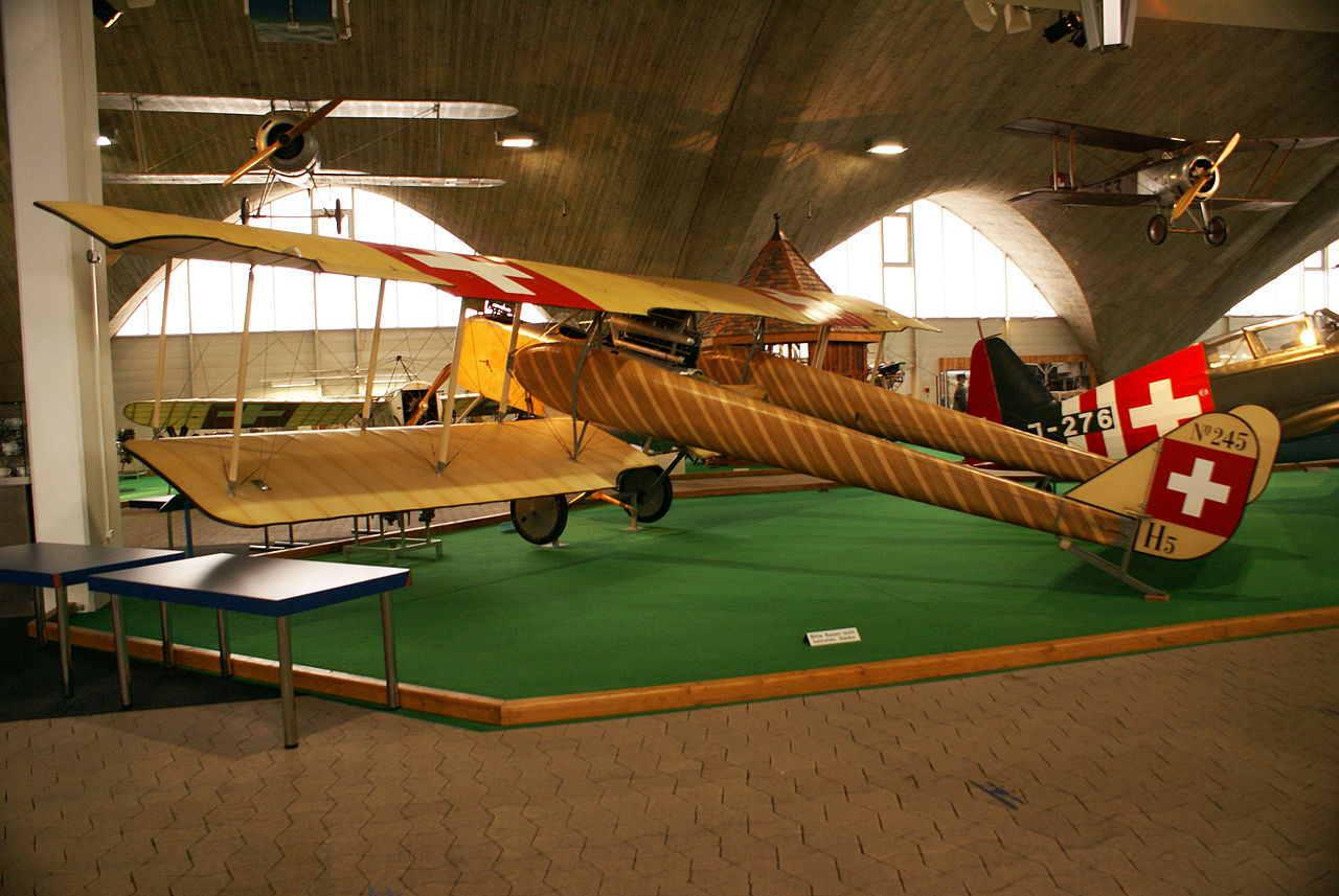 Haefeli DH-1, réplique vue de l'arrière